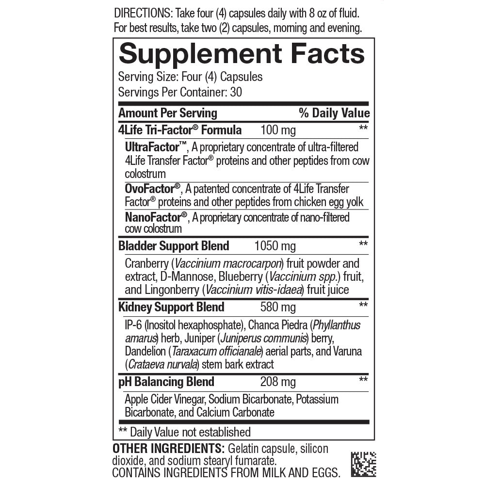 4Life Transfer Factor KBU- Respaldo para sus sistema urinario – 4Life ...