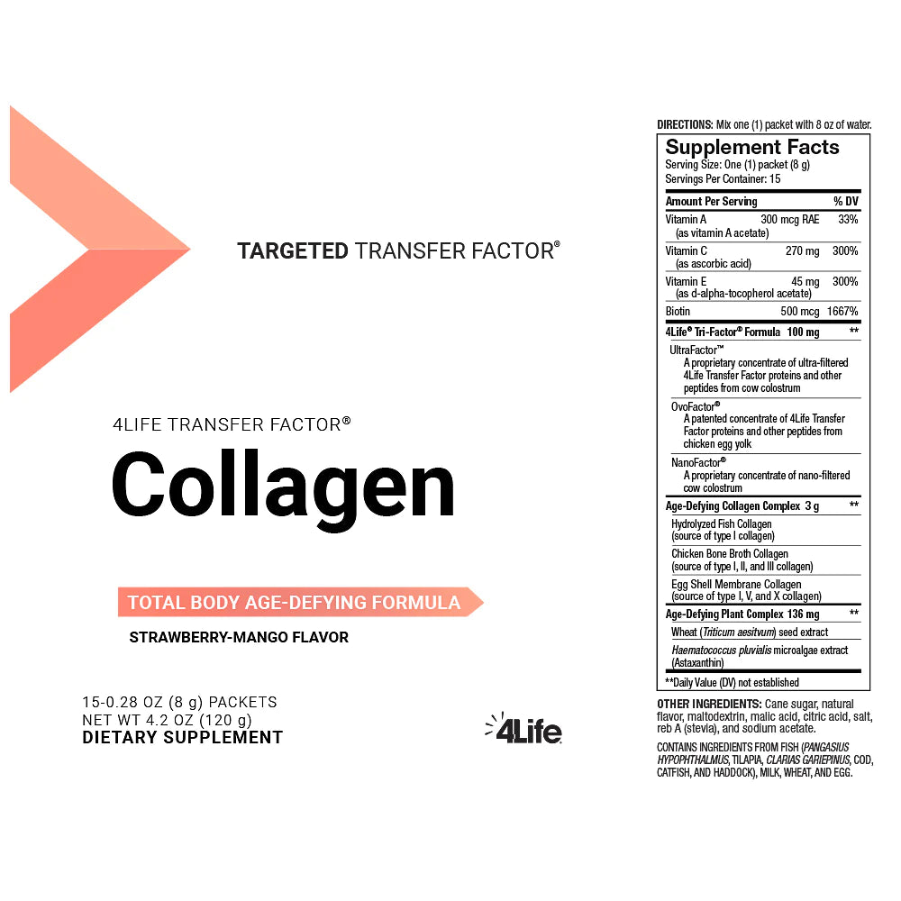 Paquete de 2 Transfer Factor Colágeno – 4Life Espanol