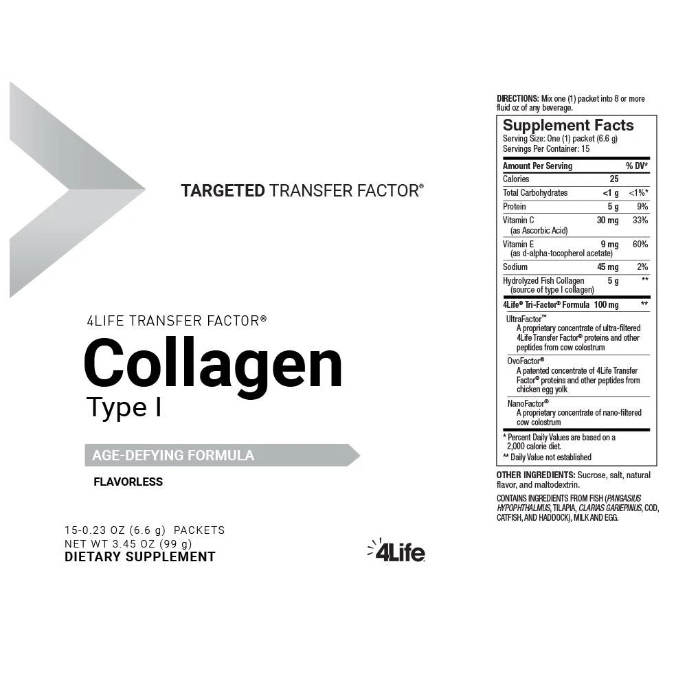 4Life Transfer Factor® Colágeno Tipo I – 4Life Espanol